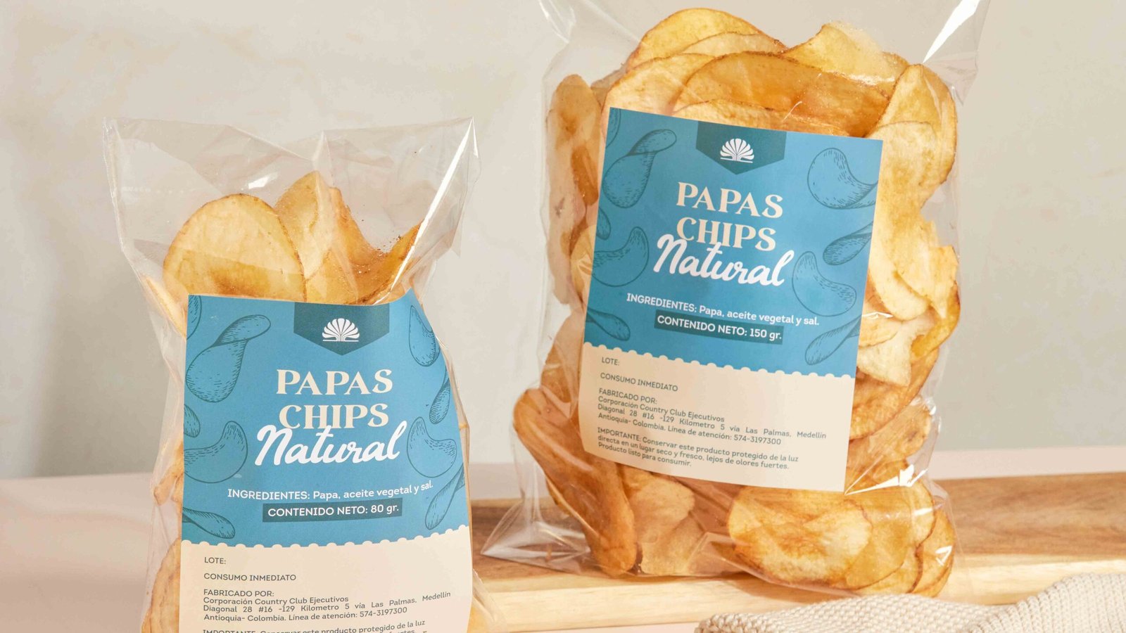 Papas chips natural - Country Market